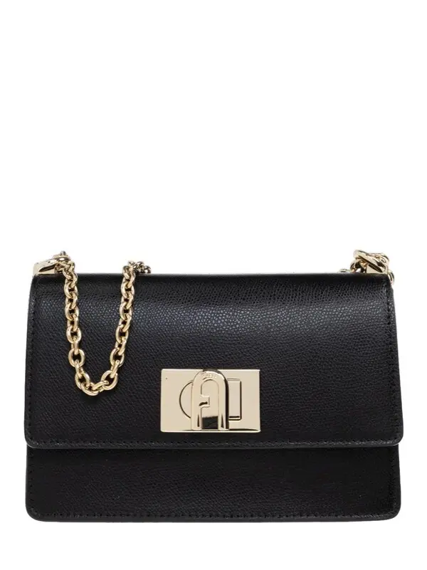 Furla 1927 Mini Chain Shoulder Bag - Black