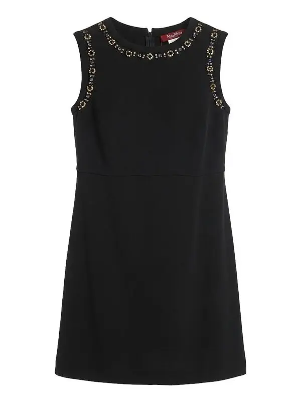 Max Mara Embellished Sleeveless Top - Black