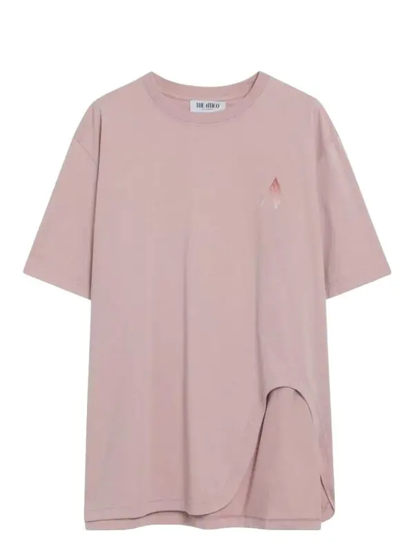 Attico T-shirt With Back Print - Pink
