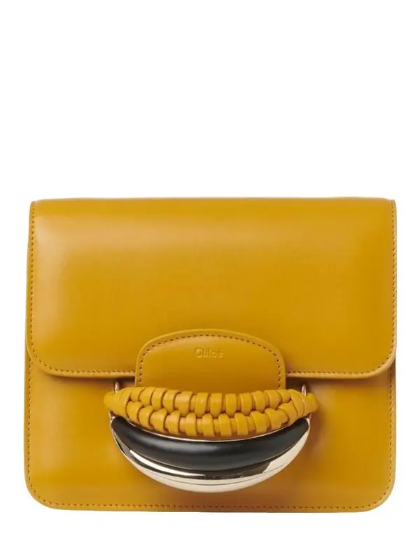 Chloé Kattie Foldover Crossbody Bag - Brown