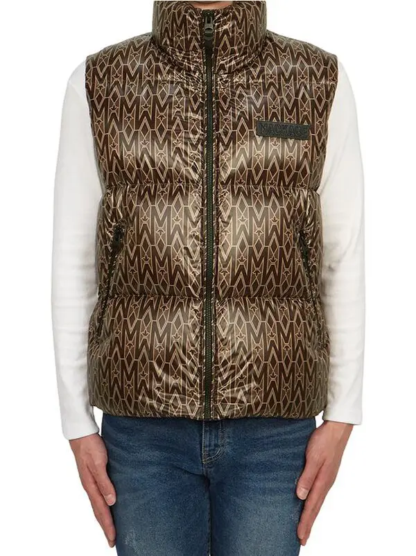 Mackage Quilted Zipper Down Vest - Multicolor