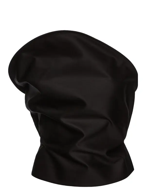 Magda Butrym Sculptural Bustier Top - Black