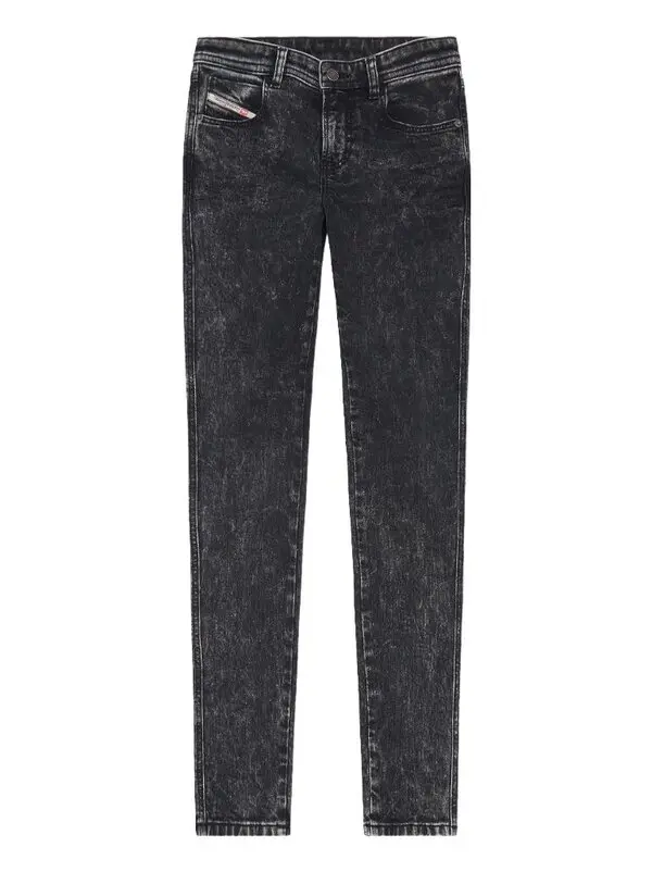 DIESEL® Babhila Mid-rise Skinny Jeans - Black