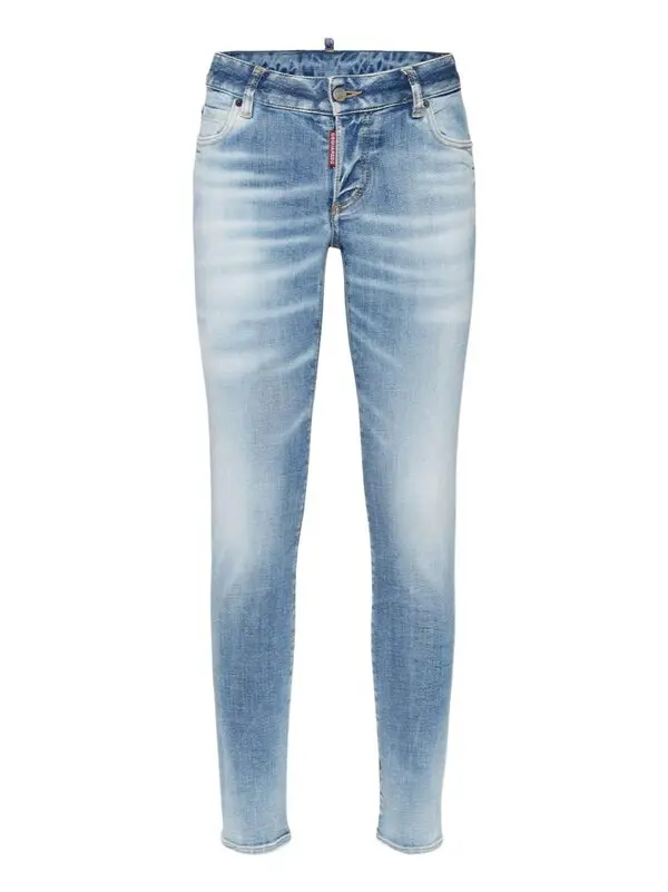 Dsquared2 Jennifer Mid-rise Skinny Jeans - Navy