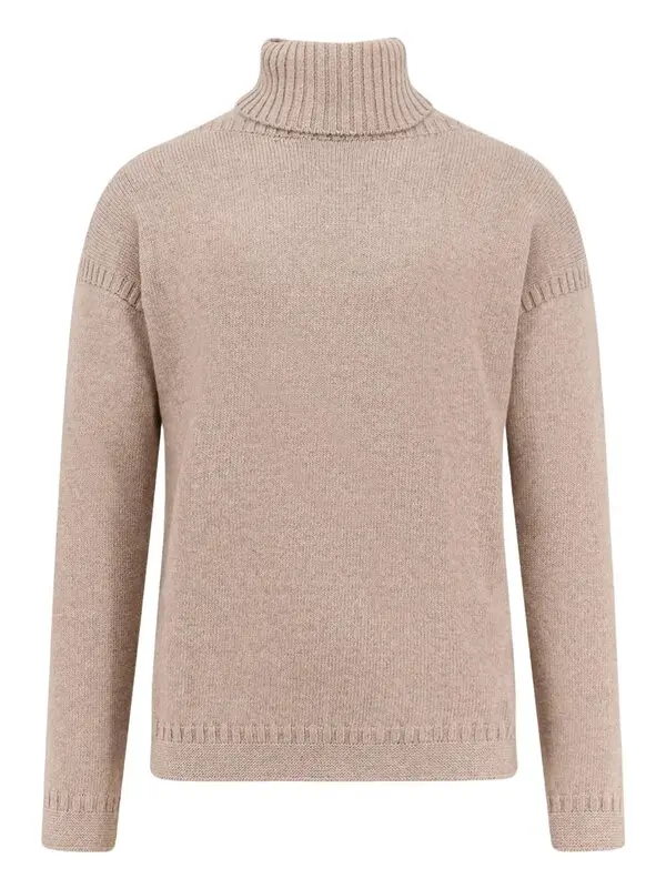 Loro Piana Tyne Turtleneck Jumper - Nude