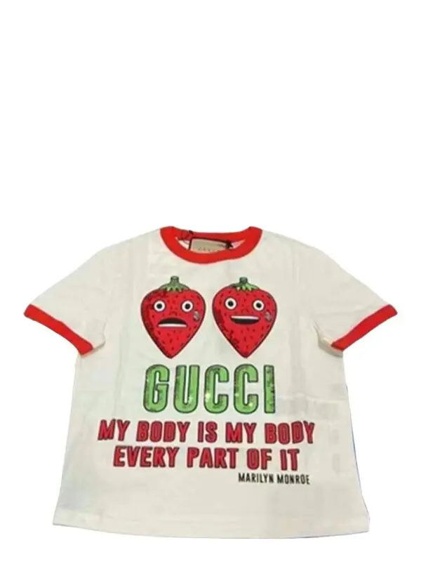 Gucci Short Sleeve Graphic T-shirt - White