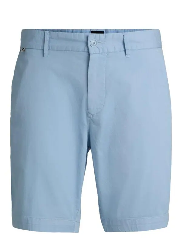 Hugo Boss Logo-appliqué Shorts - Light Blue