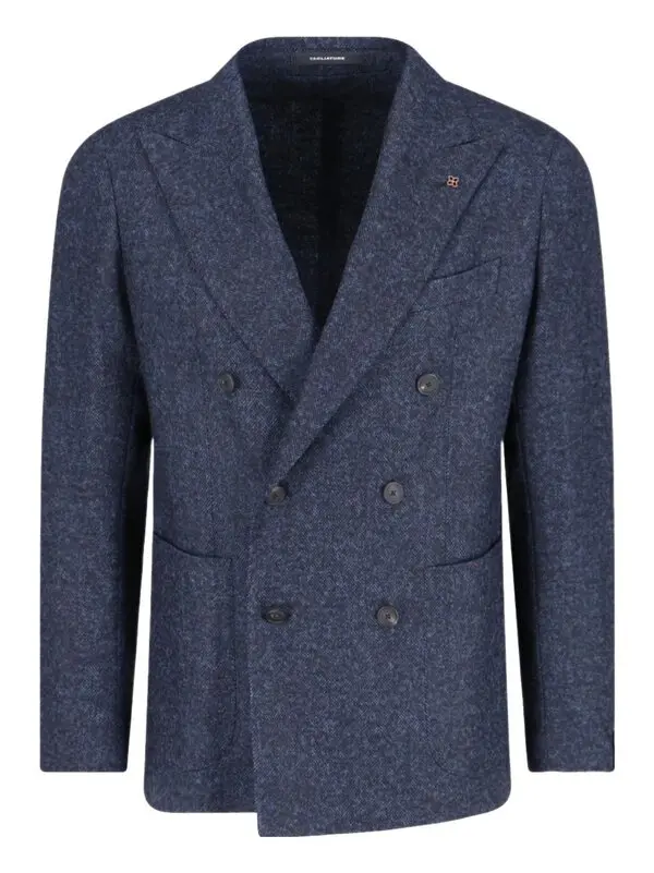 Tagliatore Double-breasted Classic Jacket - Blue