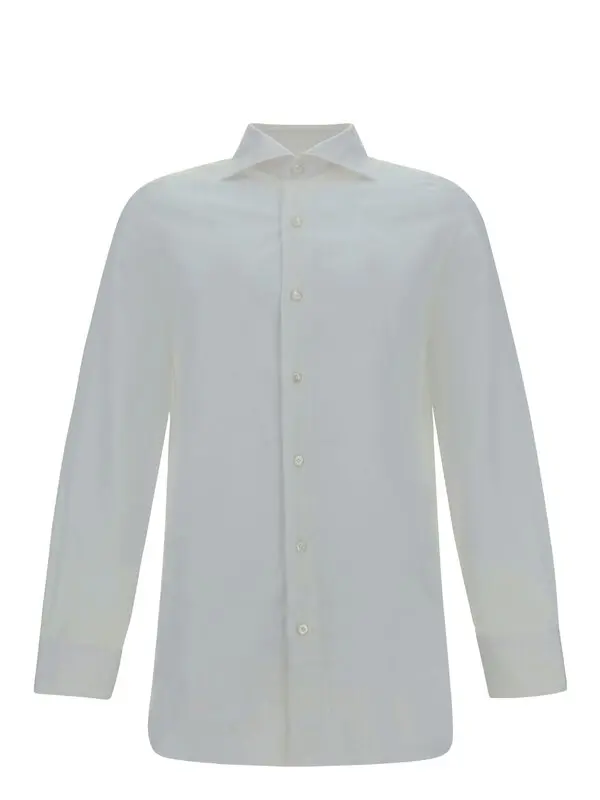 FINAMORE 1925 Milano-simone Z Tondo Shirt - Gray
