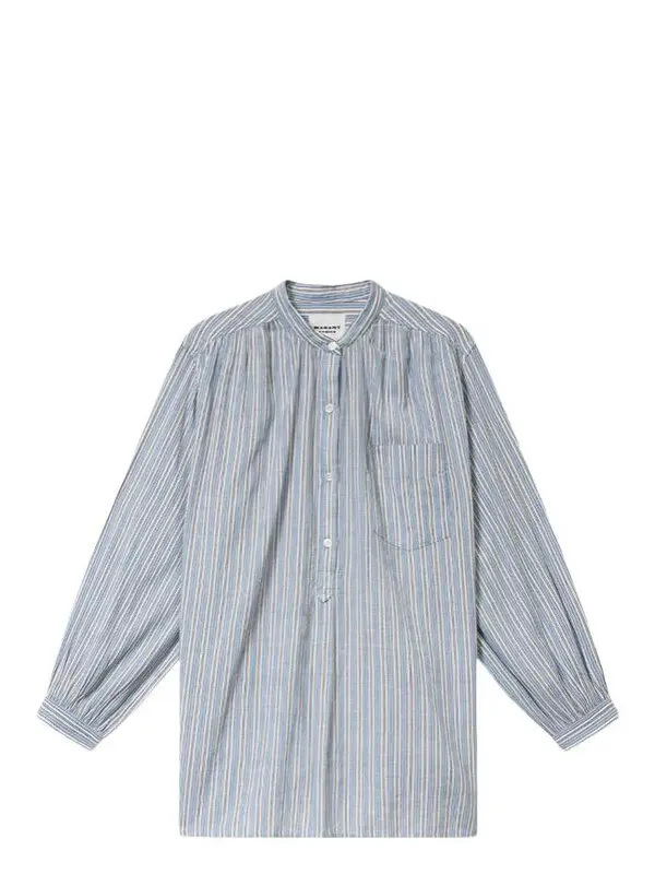 Isabel Marant Étoile Sapha Striped Shirt - Gray