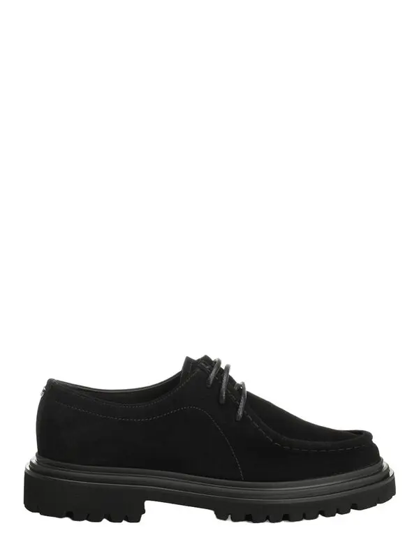 Dolce & Gabbana Suede Lace-up Derby Shoes - Black