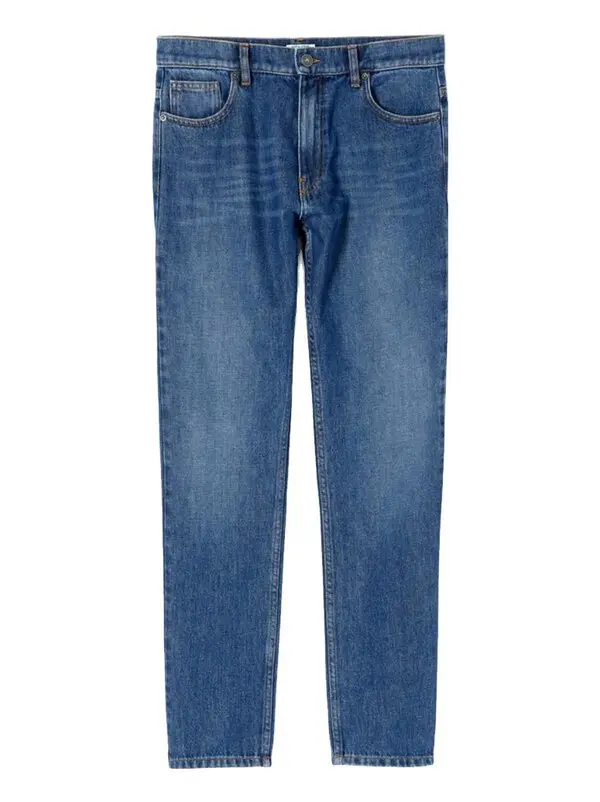 Kenzo Logo Straight Leg Jeans - Blue