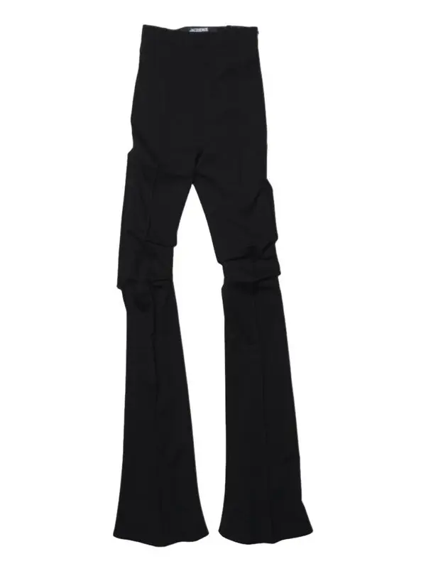 Jacquemus Merria Flared Trousers - Black