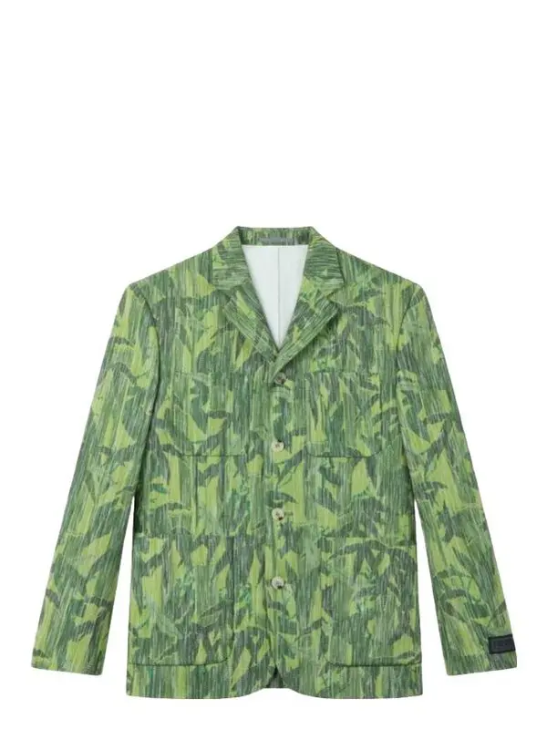 Kenzo Camouflage Tailored Jacket - Green