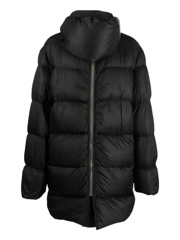 Rick Owens Hooded Padded Jacket - Black