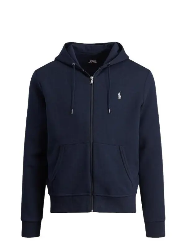 Polo Ralph Lauren Double-knit Full Zip Hoodie - Navy