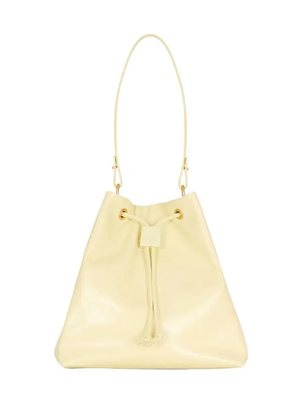 Balmain Drawstring Bucket Backpack - Yellow