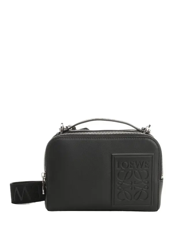 Loewe Logo Patch Mini Camera Bag - Black