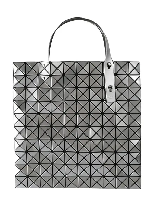 Issey Miyake Geometric Top Handle Bag - Silver