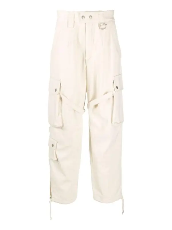 Isabel Marant Étoile Eusebio Cotton Cargo Pants - White