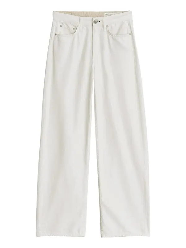 Rag & Bone High-rise Straight-leg Jeans - No