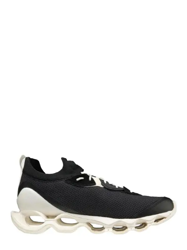Mizuno Side Logo-detail Low-top Sneakers - Black