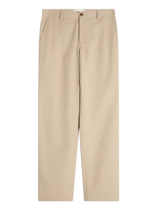 Maison Kitsuné Cotton Gabardine Chino Pants - Dune
