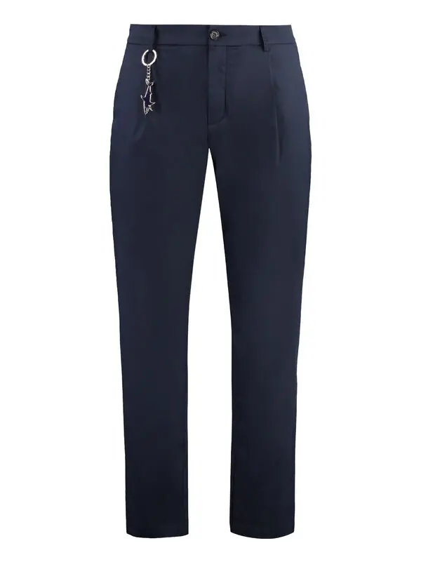 PAUL  SHARK Paul & Shark Tailored Trousers With Detachable Key Holder - Blue