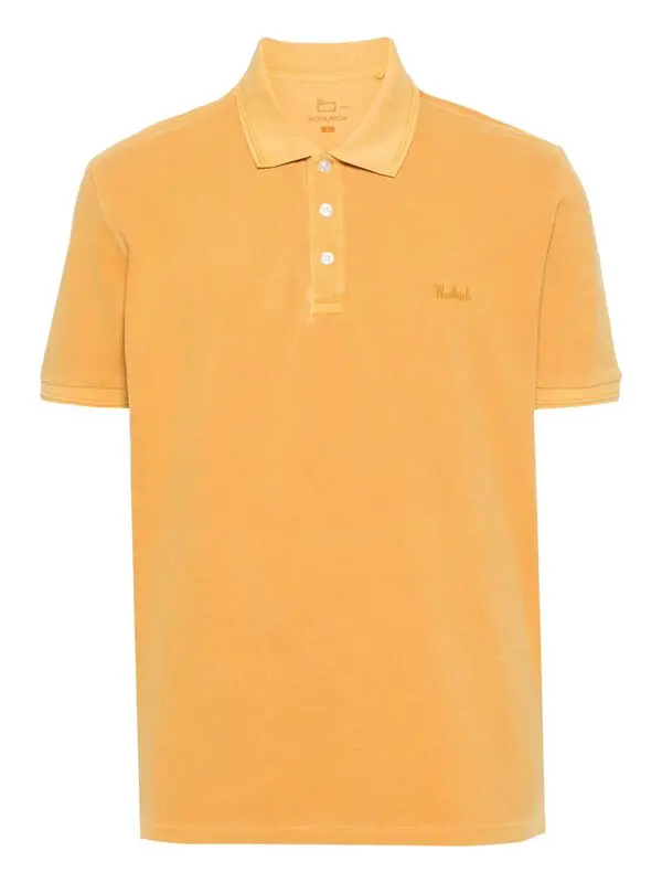 Woolrich Mackinack Logo Embroidered Polo Shirt - Orange