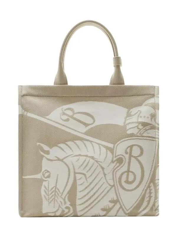 Burberry Equestrian Knight Top Handle Bag - Hunter Beige