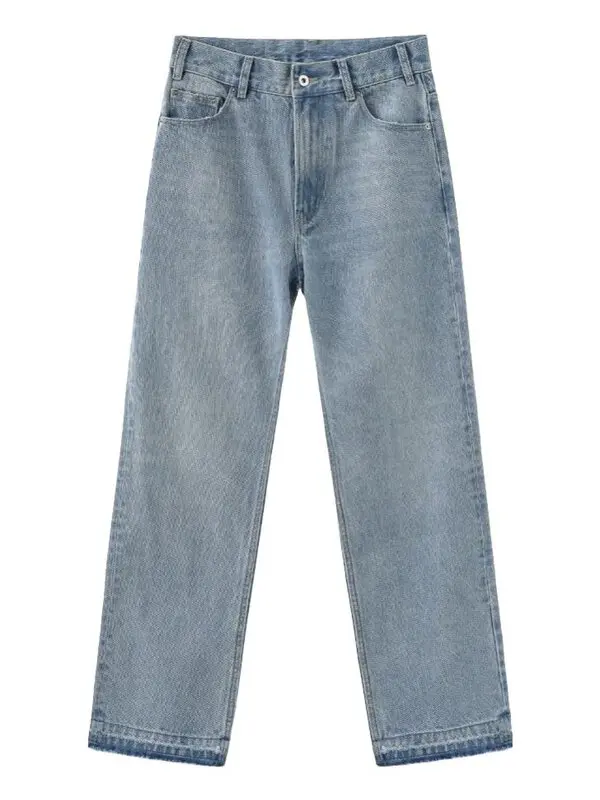 Marissa Chiara Belt Loop Jeans - Gray