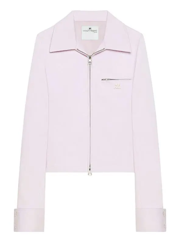 COURREGES Zip Up Jacket - White