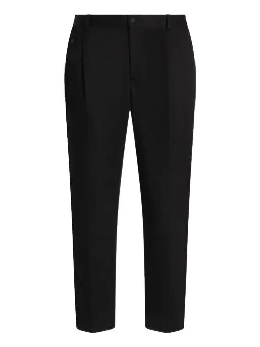 Dolce & Gabbana Slim-cut Trousers - Black
