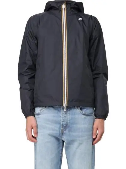 K-WAY Jake Plus.2 Reversible Hooded Jacket - Black