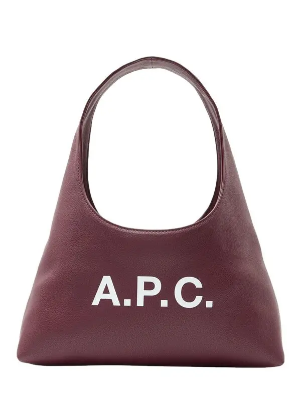 A.p.c. Baby Ninon Shoulder Bag - Aubergine