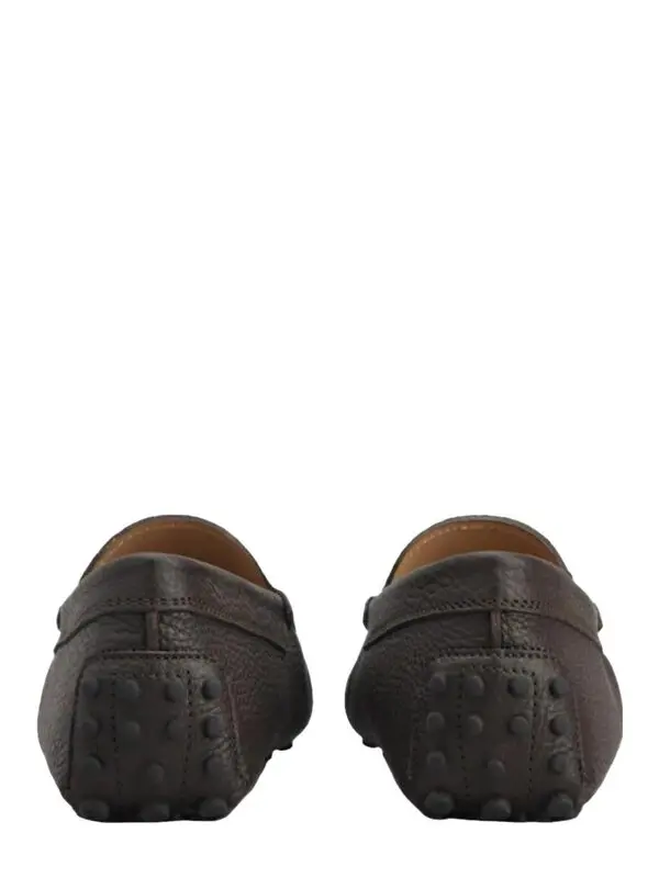 TOD'S Gommino Leather Driving Loafers - Black