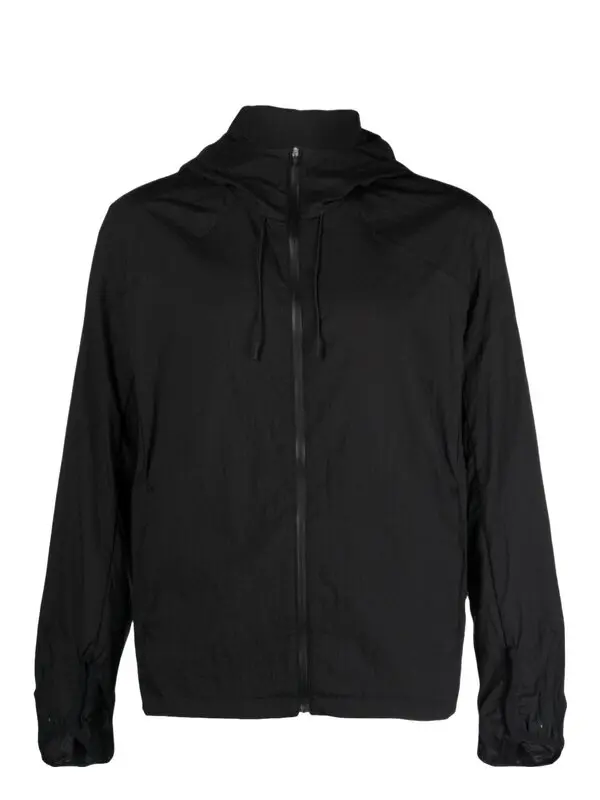 POST ARCHIVE FACTION (PAF) Waterproof Zip-up Hooded Jacket - Black
