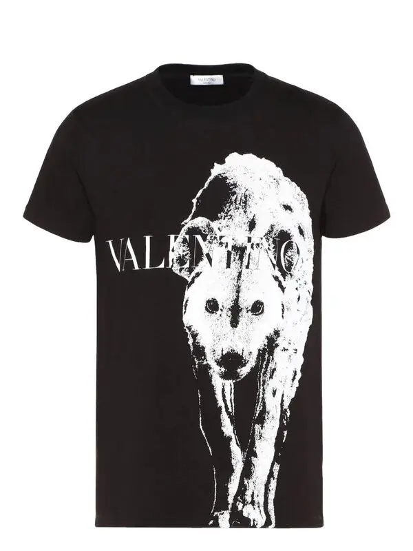 Valentino Garavani Logo T-shirt - Black