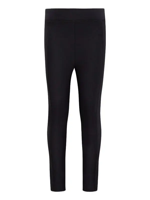Moncler Logo Patch Straight Leg Leggings - Black