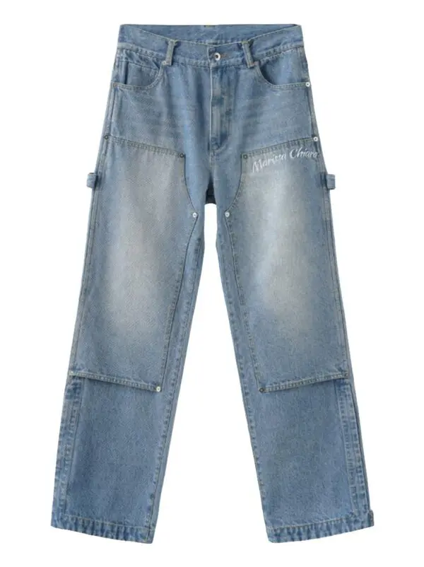 Marissa Chiara Belted Jeans - Blue
