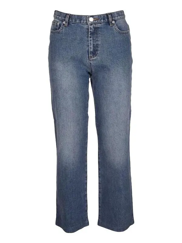 A.p.c. Cropped Sailor Jeans - Blue