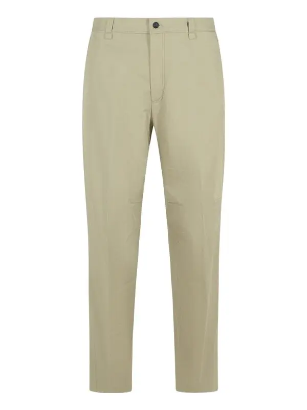 LANVIN Straight Leg Cropped Trousers - Nude