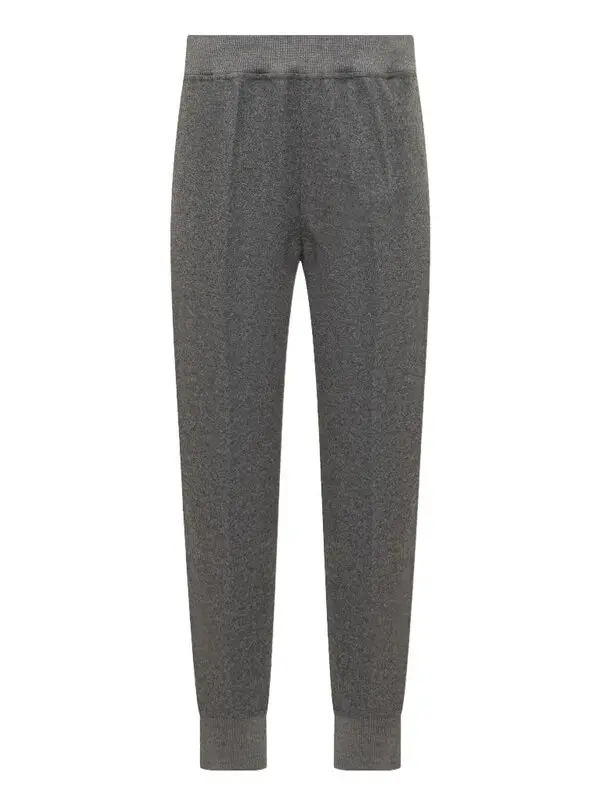 JIL SANDER Tapered Pocketed Track Pants - Black