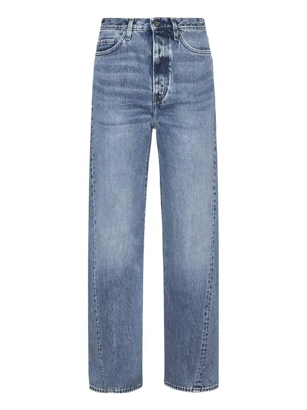 TOTEME High-rise Straight-leg Jeans - Blue
