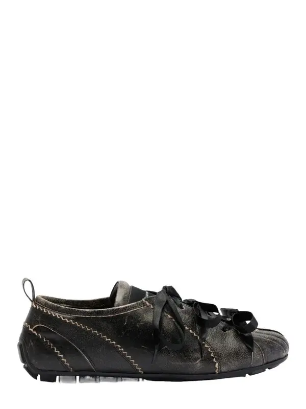 Simone Rocha Lace-up Low-top Sneakers - Dark Brown
