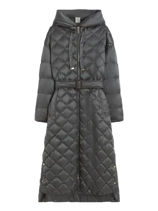 Max Mara Trepar Quilted Down Jacket - Medium Gray