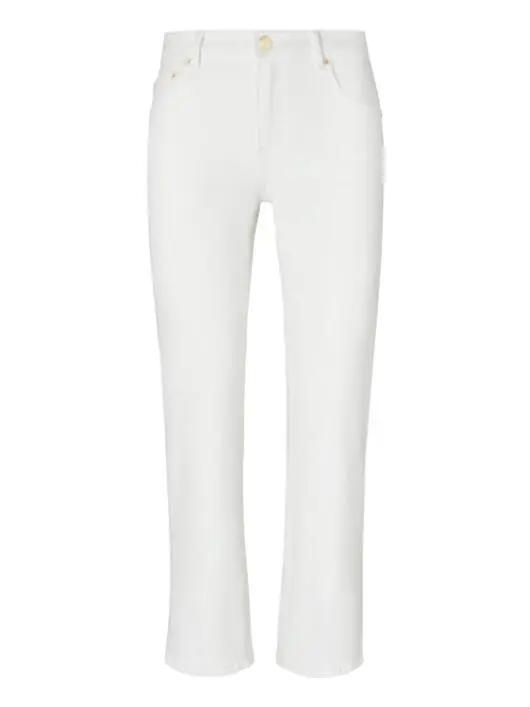 Tory Burch Kick Flare Jeans - Wash White Chalk