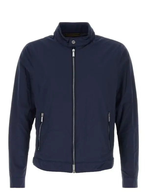 MOORER Vangi Stand-collar Zip Jacket - Blue