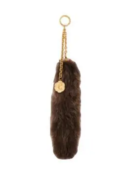 Chloé Charm With Signature Engraving - Dark Brown