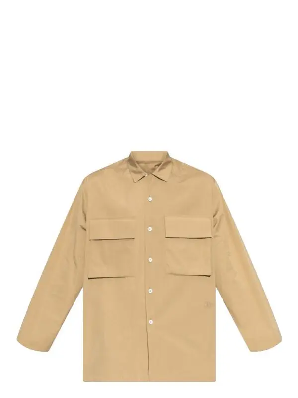 JIL SANDER Flap-pocket Long-sleeved Shirt - Nude